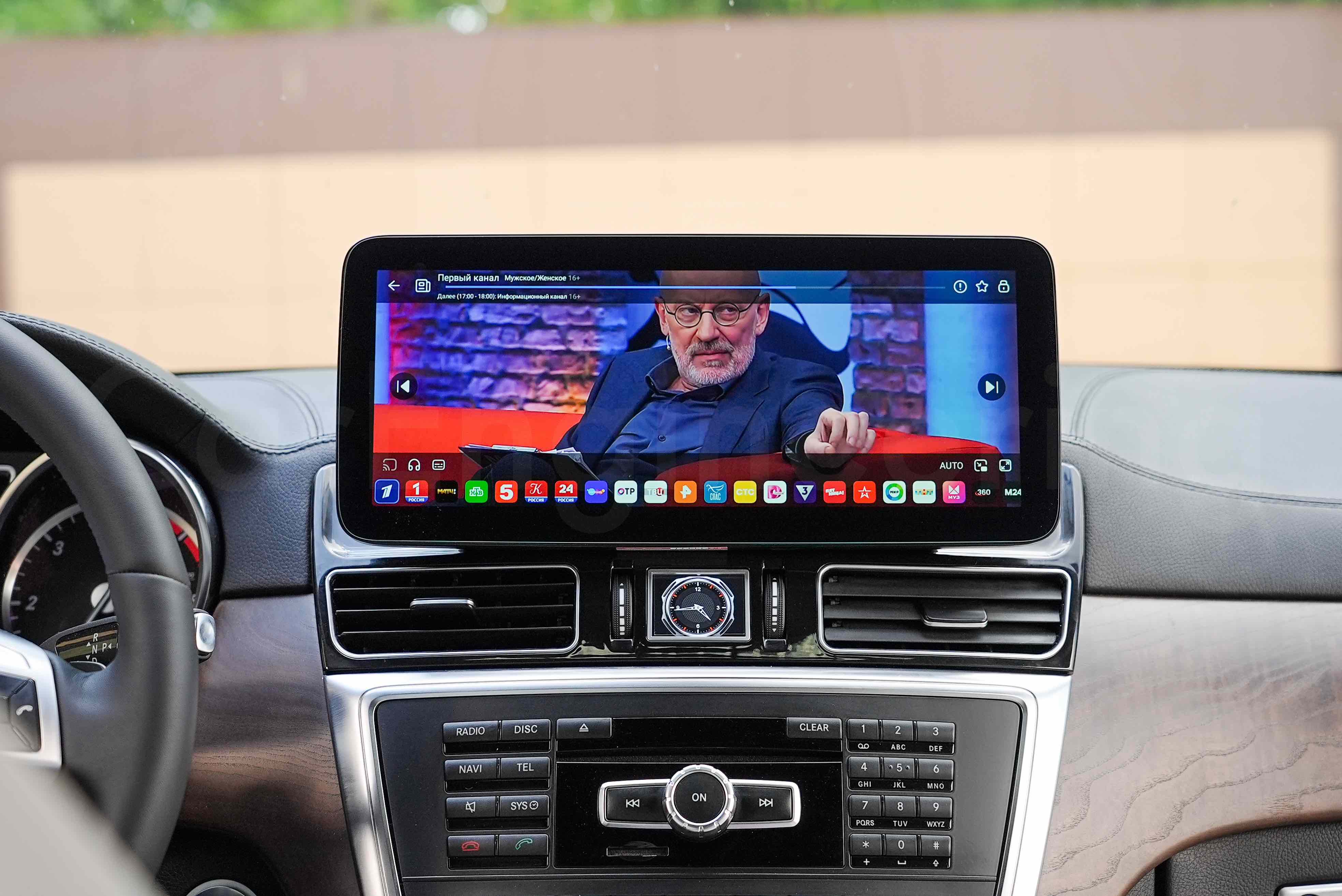 Андроид монитор для Мерседес МЛ и ГЛ 166