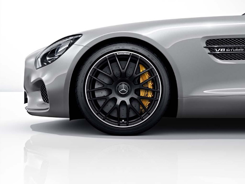 Оригинальный диск на Mercedes (Мерседес) GT - C190 AMG R19/20, чёрный ...