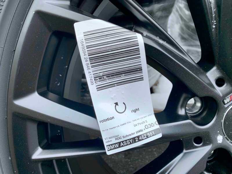 Зимние колеса в сборе 786M стиль на БМВ 5 (колеса с резиной BMW 5 G30 R19 )